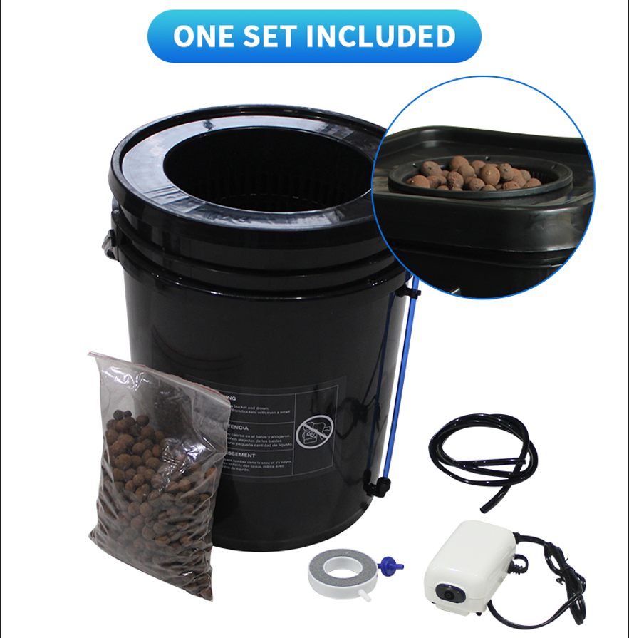 NEW GROZY 20L DWC GROWING SYSTEM DEEP WATER CULTURE HYDROPONICS GROW B ...